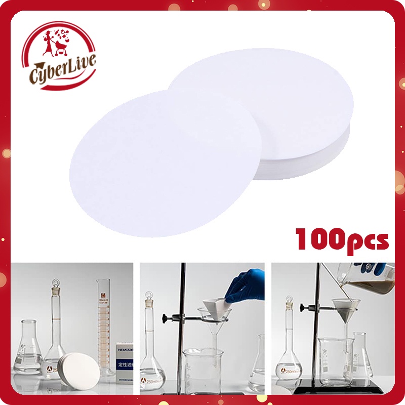 Jual 100pcs/Pack Kertas Saring Bulat Laboratorium Filter Paper Kertas ...