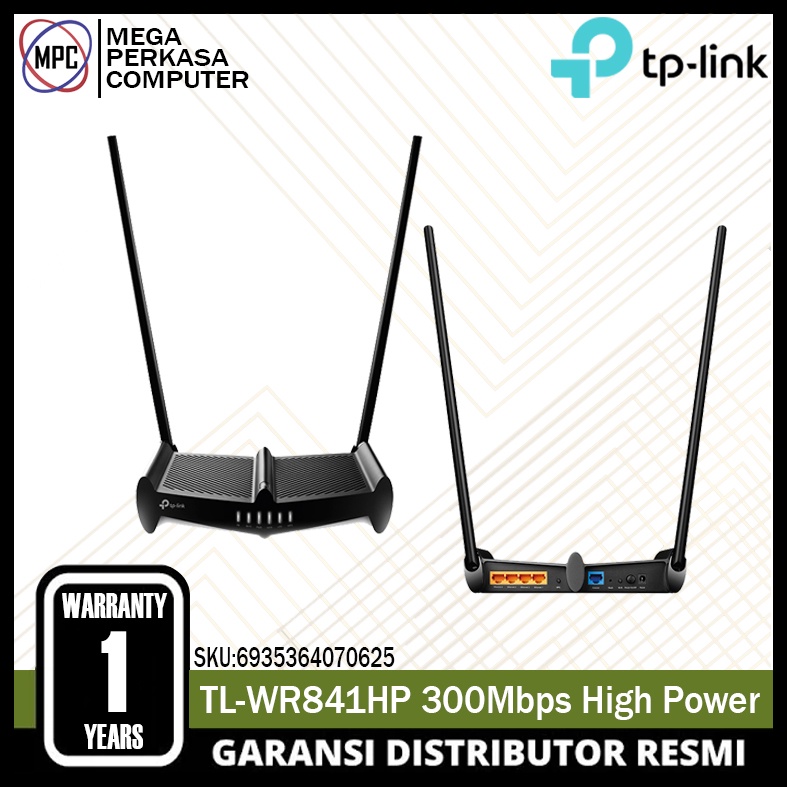 Jual TP-LINK TL-WR841HP 841HP 300Mbps High Power Wireless N Router ...