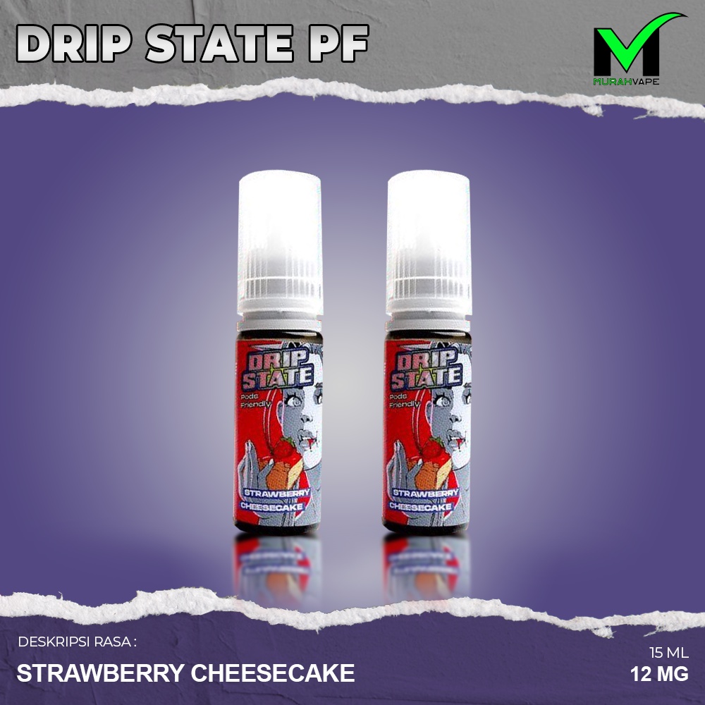 Jual Liquid Saltnic Drip State By Vapology 15ml 12mg Bercukai | Shopee ...