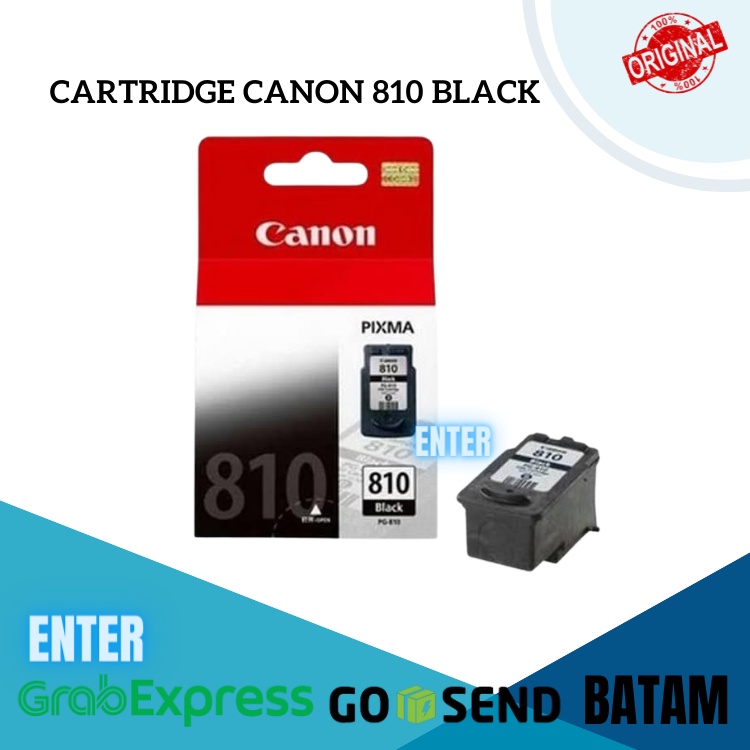 Jual Cartridge Canon 810 Black RESMI DATASCRIP 100% ORIGINAL | Shopee ...