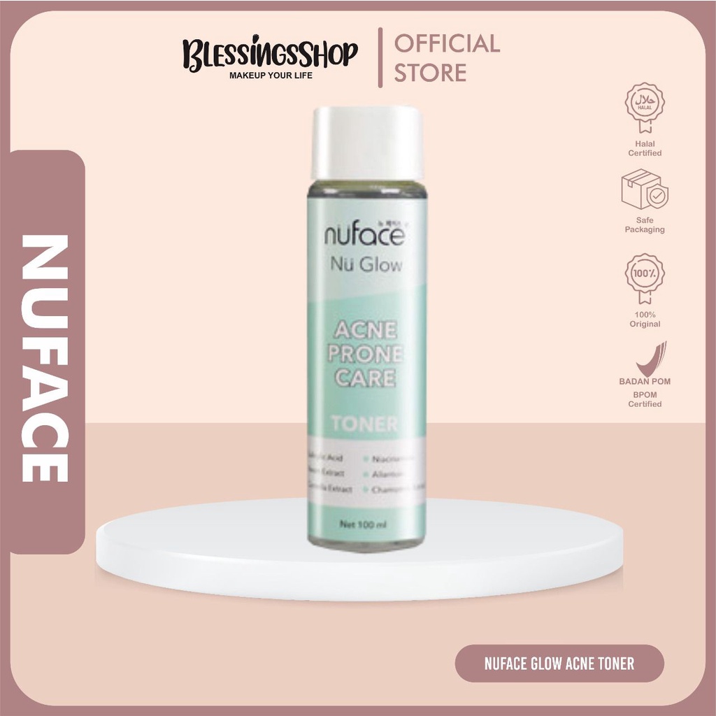 Jual Nuface Nu Glow Acne Prone Care Toner (Normal to Oily Skin Toner ...