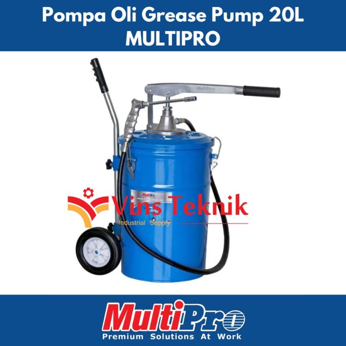 Jual Tempat Oli Pompa Oli Manual Grease Pump 20L Multipro Oil Pump ...