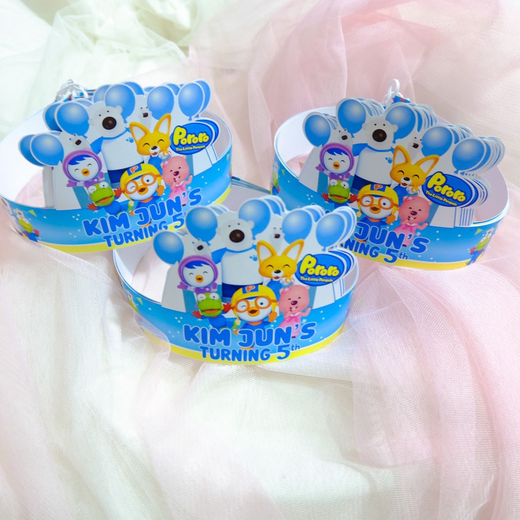 Jual Topi Birthday / Hiasan Kepala Ulang Tahun - Pororo | Shopee Indonesia