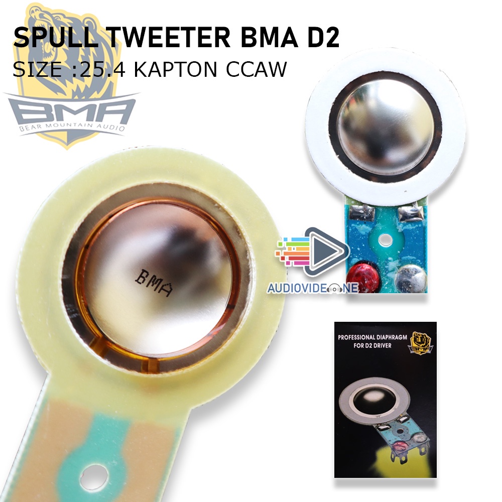 Jual Spul Tweeter BMA D2 Original Diameter 25.4 Kapton CCAW Spol Twiter ...