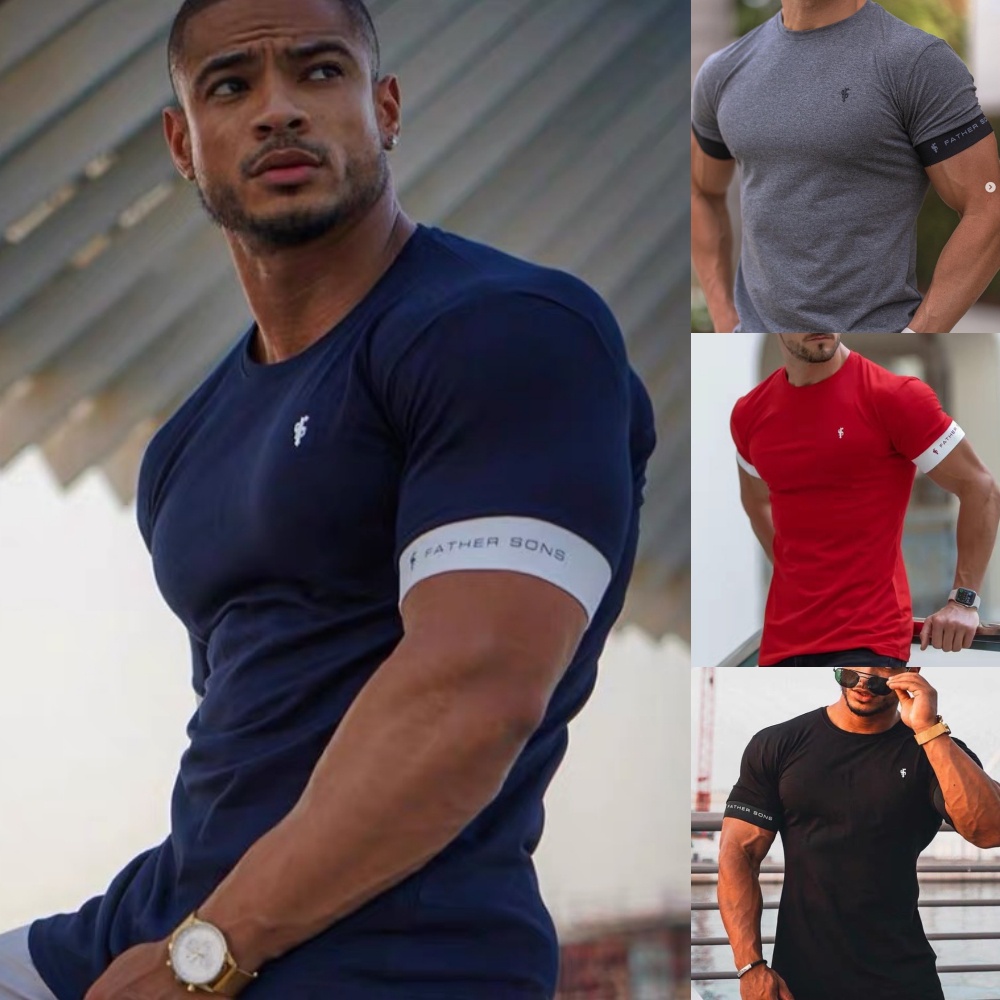 Jual KAOS FATHER SON KEREN FITNESS SPORT WEAR GYM MUSCLEFIT | Shopee ...