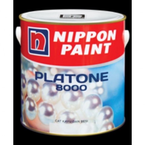 Jual Nippon Paint Platone 8000 Cat Besi Dan Kayu 3,75L | Shopee Indonesia