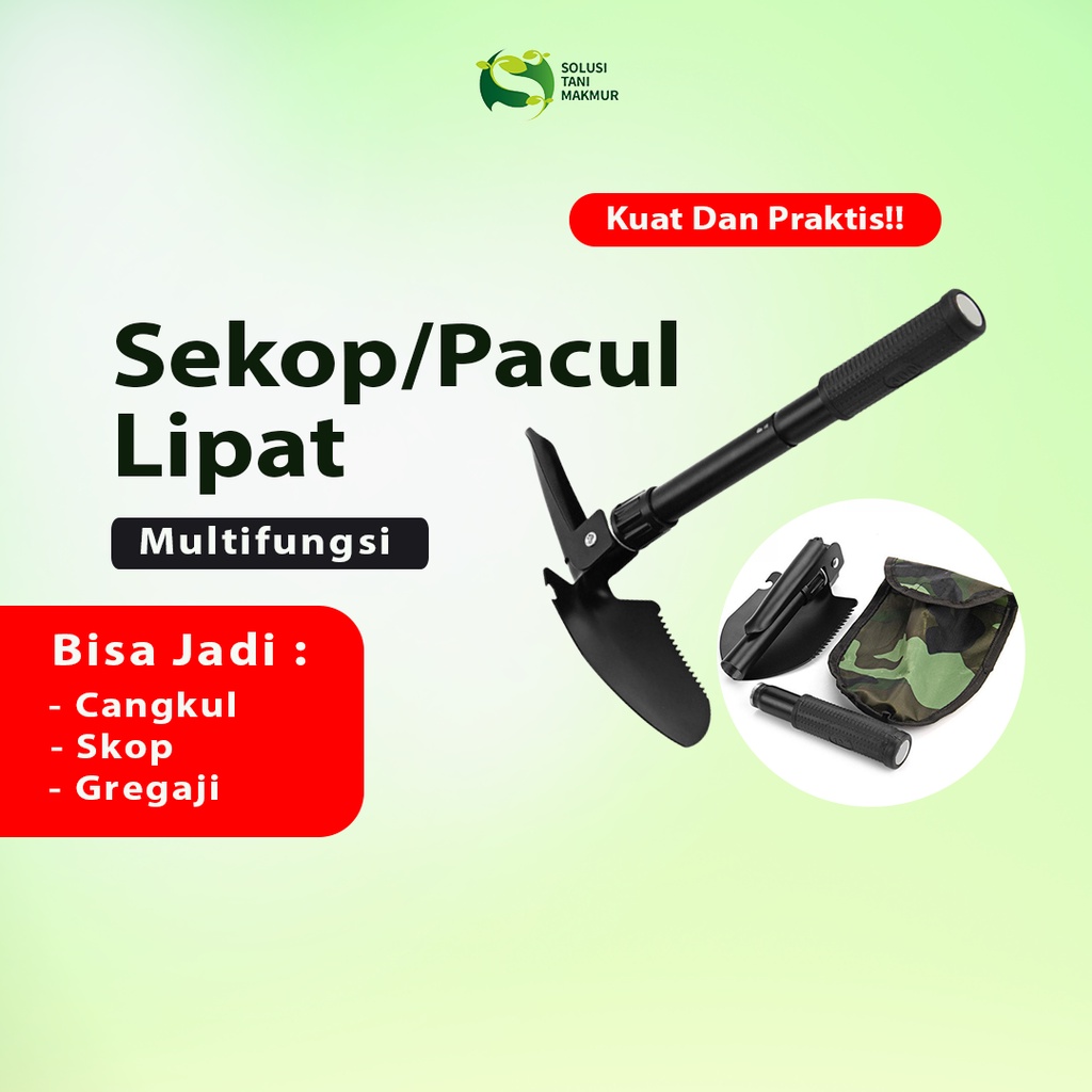 Jual Solusitanimakmur - Sekop Lipat Cangkul / Pacul Gregaji Militer ...