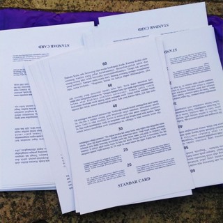 Jual JAEGER KARTU BACA READING CHART PERIKSA MATA - KARTU JAEGER ...