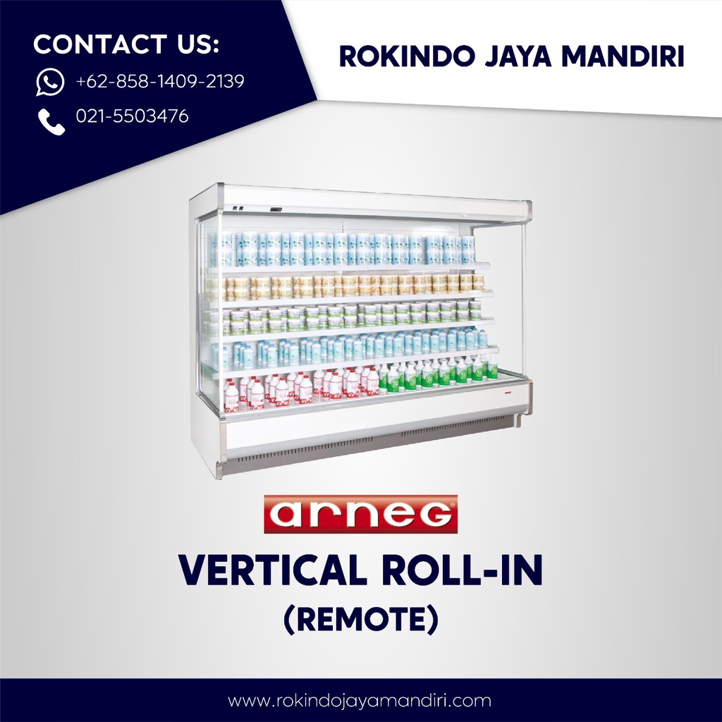 Jual ARNEG - Remote - Vertical Roll In - Freezer Chiller Show Case ...