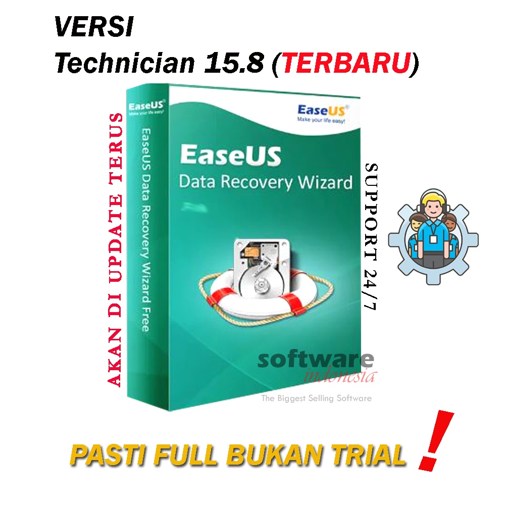 Jual EaseUS Data Recovery Wizard Technician (VERSI SESUAI DI GAMBAR) | Shopee Indonesia