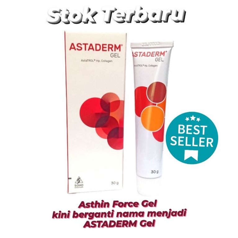 Jual Asthin Force Gel 30gr ( ASTADERM Gel ) | Shopee Indonesia