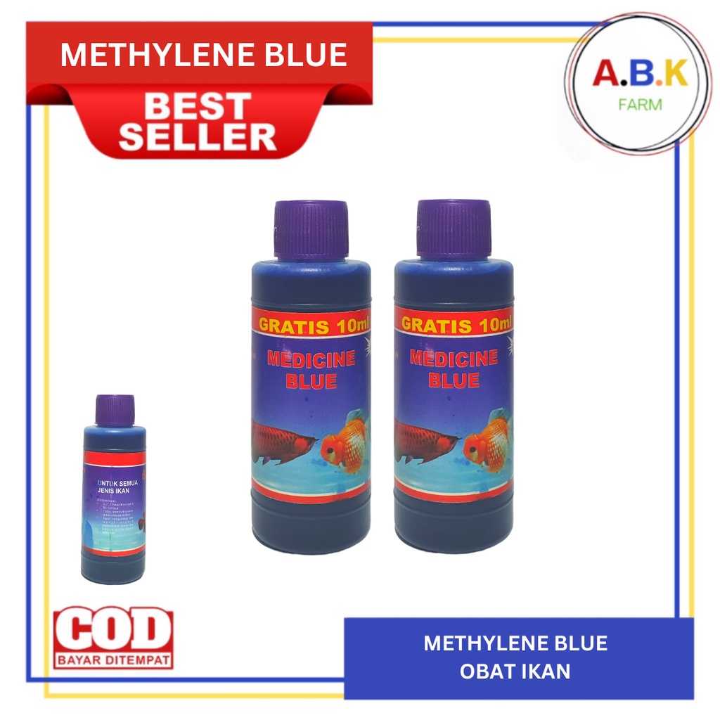 Jual methylene methyline blue obat penyakit ikan sakit white spot ...