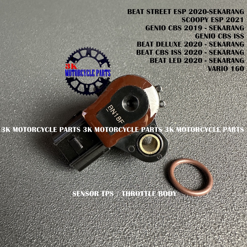 Jual SENSOR TPS THROTTLE BODY GENIO K0J BEAT CBS LED K1A 2020 BEAT ...