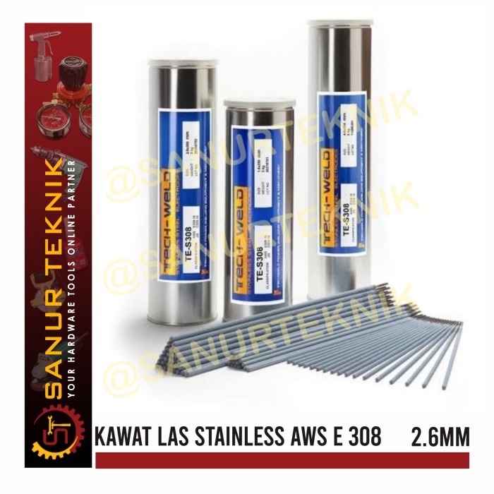 Jual TECHWELD TECH WELD Kawat Las Stainless Stenlis SS AWS E 308 E308 2 ...
