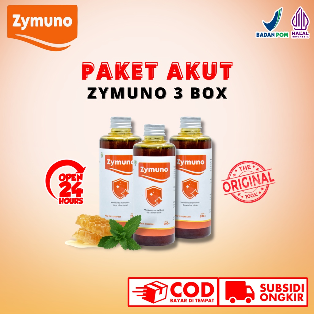 Jual ZYMUNO PAKET 3 BOX 100% Madu Asli Herbal Alami Imunoterapi Terapi ...