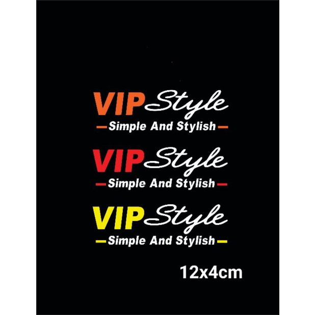 Jual Stiker motor VIP Style stiker viral cutting | Shopee Indonesia