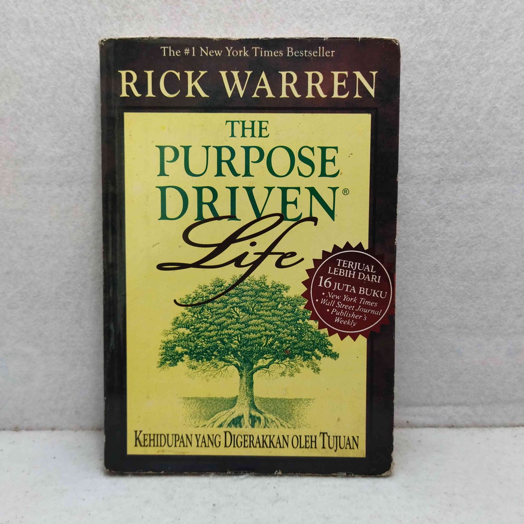 Jual Buku Original The Purpose Driven Life - Rick Warren - Hard Cover ...