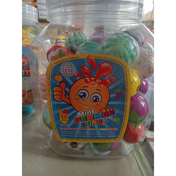 Jual permen lunak bola mata/permen mata viral (kardusan/toplesan ...