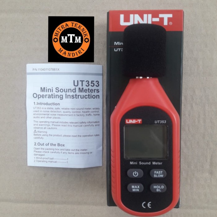 Jual Alat Ukur Alat Ukur Suara Mini Sound Noise Level Desible Meter Uni-T Ut-353 | Shopee Indonesia