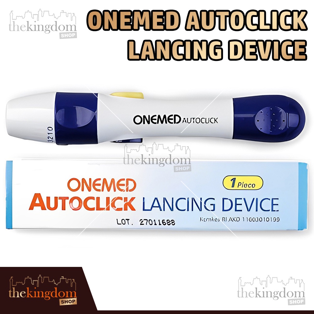 Jual Onemed Autoclick Lancing Device Pen Auto Click Lancet Jarum Tes ...