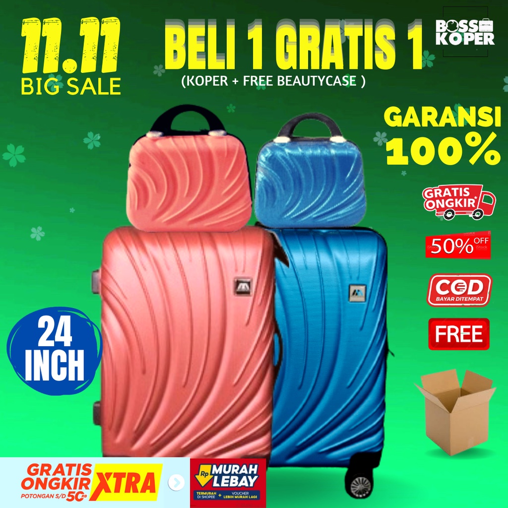 Jual Koper 24 inch Tas Koper Polo Geneva 027 ukuran bagasi-koper polo ...