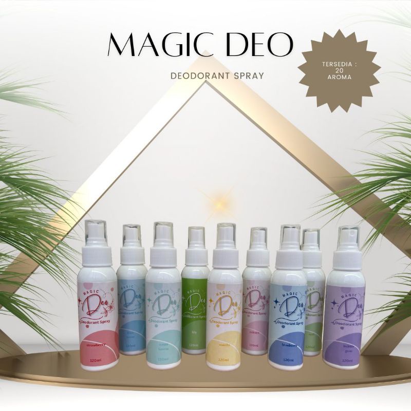 Jual Magic Deo Deodorant Tawas Spray 120ml | Shopee Indonesia