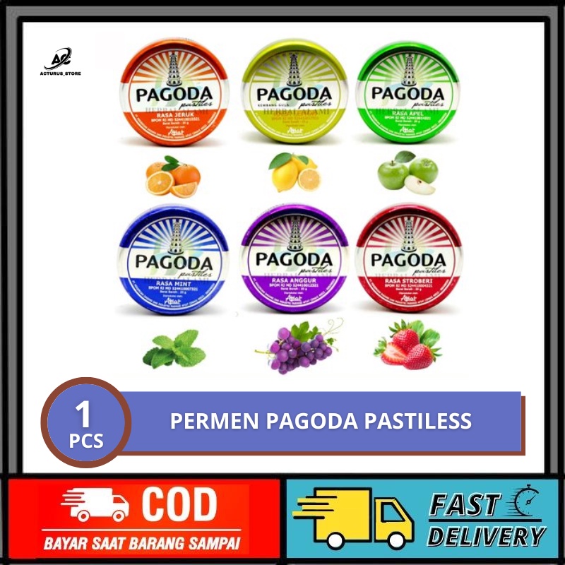 Jual Pagoda Permen Pastiles 20gr / Permen Penyegar Mulut Dan Melegakan ...