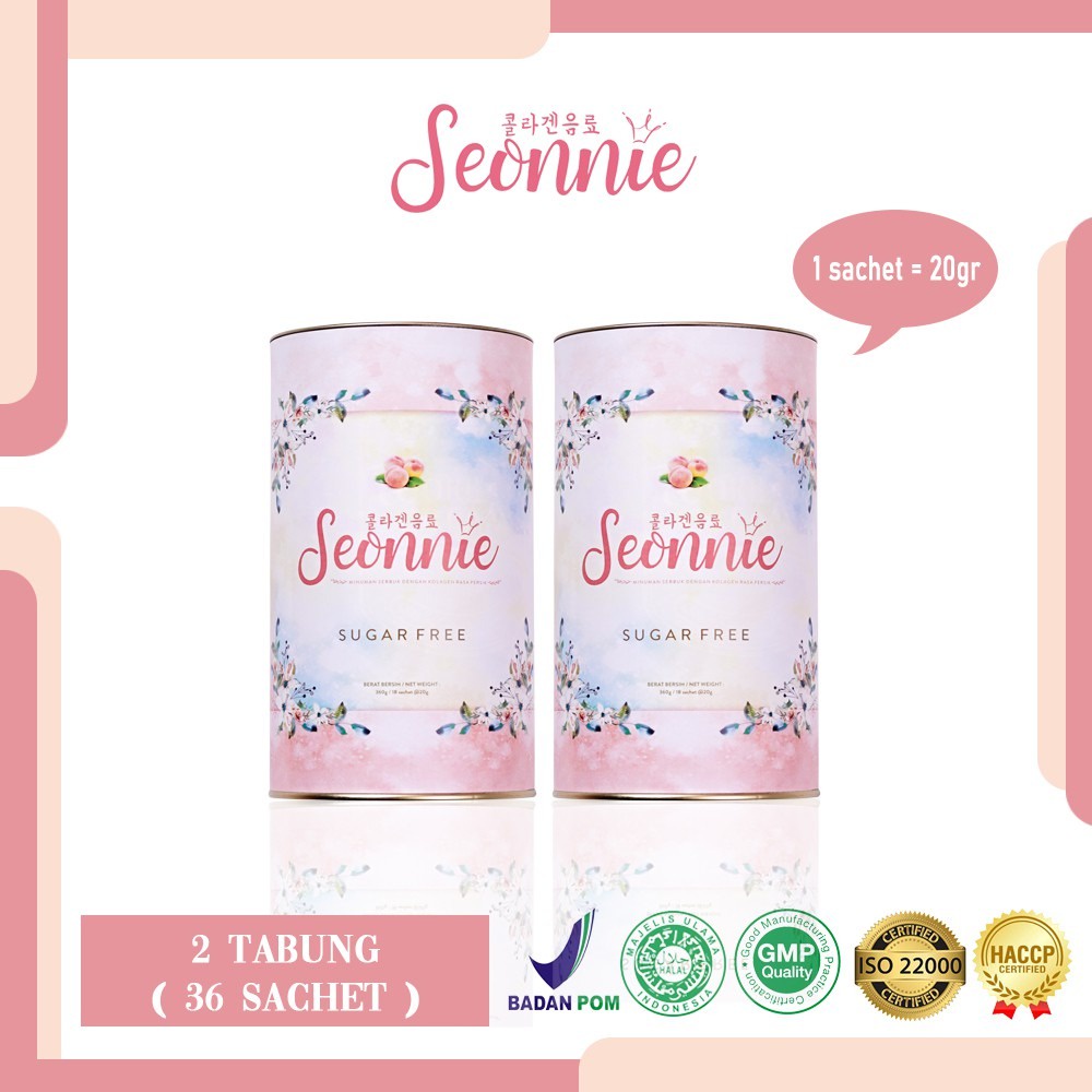 Jual Seonnie Collagen Drink / Korean Kolagen Sugar Free - 2 Tabung (36 ...