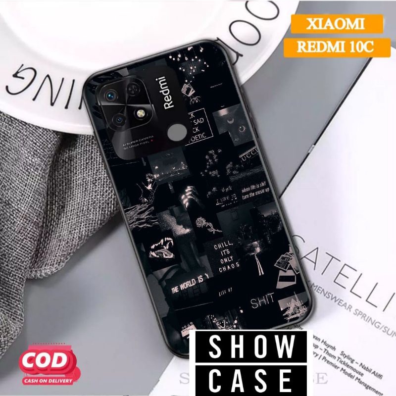 Jual SHOWCASE CASE XIAOMI REDMI 10A/ 10C DESIGN AESTHETIC BLACK SERIES ...