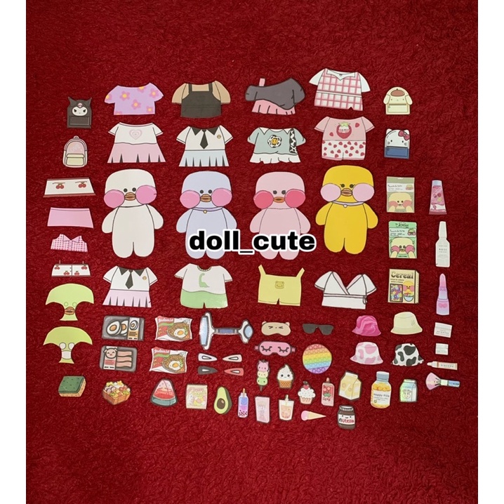 Jual BEBEK VIRAL PAPER DUCK Mainan Edukasi / 1 set anti air viral ...