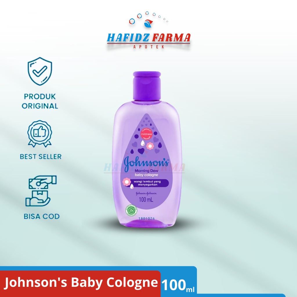 Jual johnson's Baby Cologne Morning Dew 100 ml/Parfum yang memberikan ...