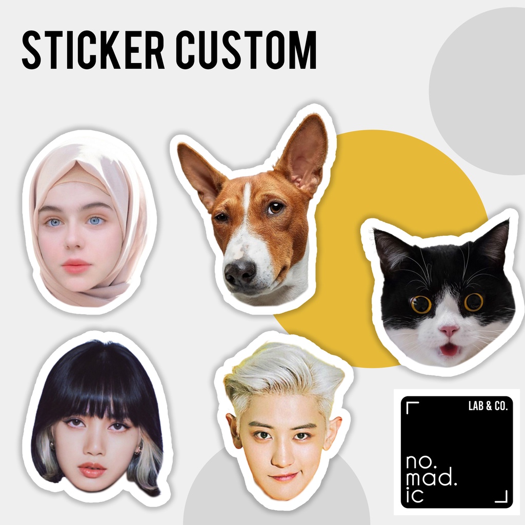 Jual Sticker foto muka setengah badan dan full badan custom tumblr ...