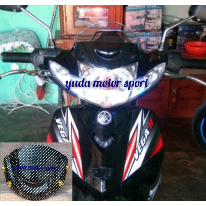 Jual VISOR VEGA R NEW CARBON PLUS BAUD WINDSHIELD VEGA R NEW CARBON ...