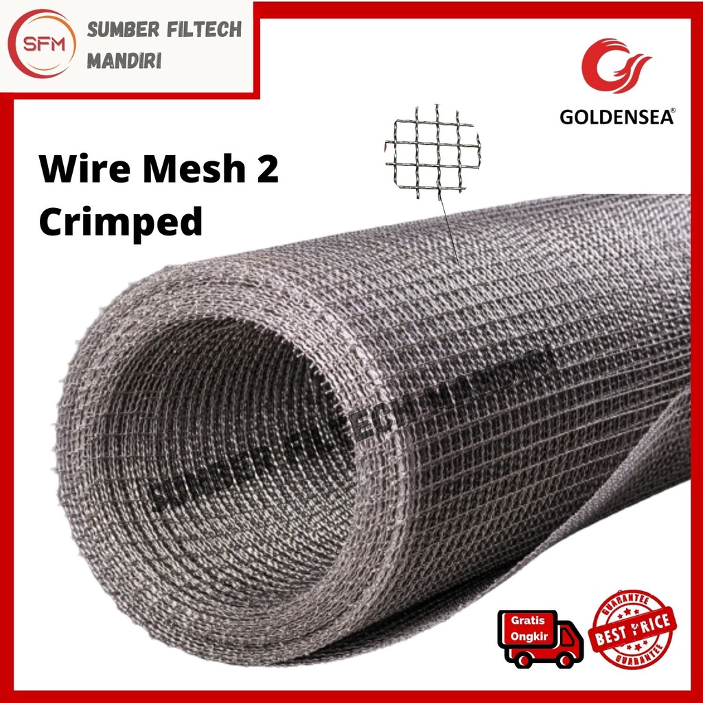 Jual Wire Mesh Saringan #2 (SS 304) x 1mm x 1m / Wiremesh Stainless ...