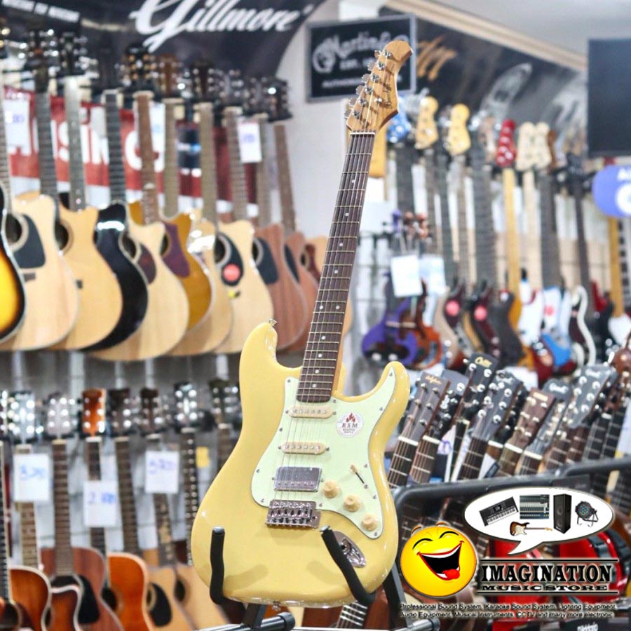 Jual Bacchus BST-2-RSM/R BD Roasted Maple Series Stratocaster Model ...