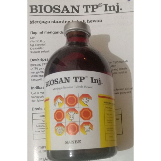 Jual BIOSAN TP INJEKSI 100 ML ( SANBE) | Shopee Indonesia