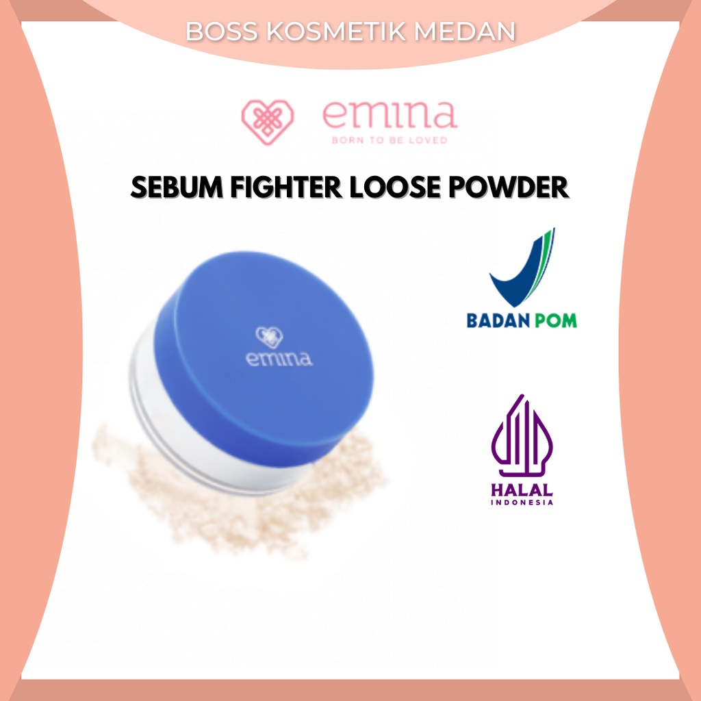 Jual EMINA SEBUM FIGHTER LOOSE POWDER (8GR) | Shopee Indonesia