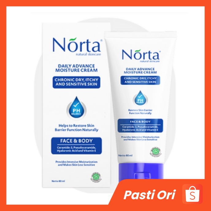 Jual Norta Daily Advance Moisture Cream 80 mL | Shopee Indonesia