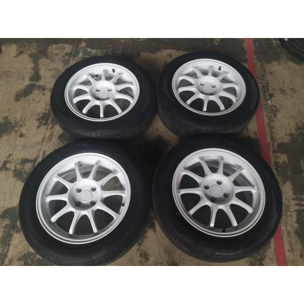 Jual Velg Bekas Mobil Type ASTRO R16 Lebar 7 Hole 4X100 ET38 WHITE ...