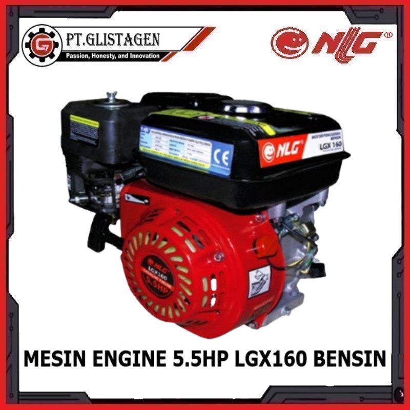 Jual Mesin Penggerak Bensin Serbaguna 5.5 HP Gasoline Engine LGX 160 NLG | Shopee Indonesia