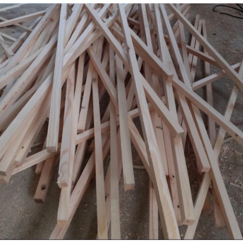 Jual KAYU KASO/RENG KAYU JATI BELANDA 120X5X2CM SUDAH DI AMPLAS HALUS ...