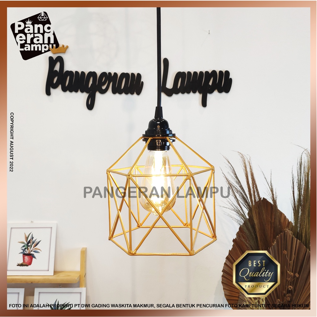 Jual Lampu Gantung / Lampu Hias / lampu Void Estetik industrial Modern ...