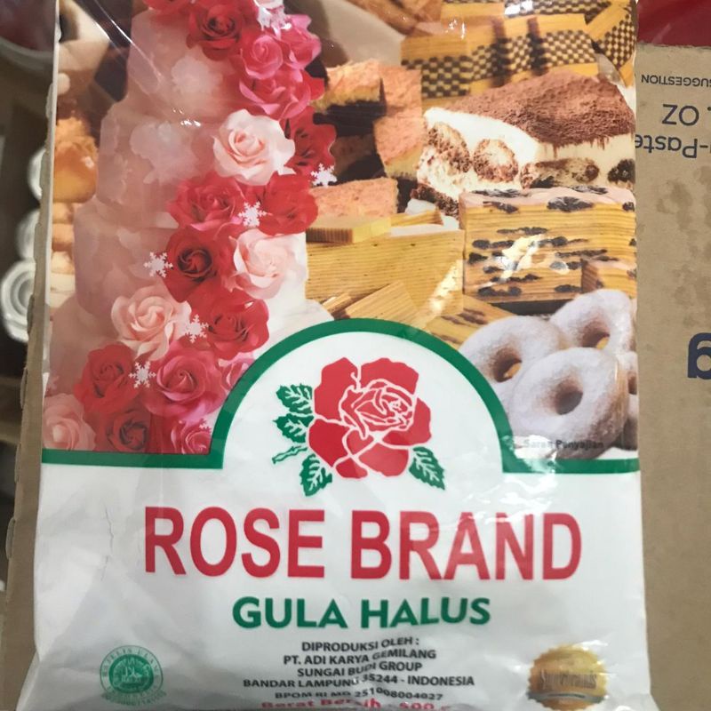 Jual GULA HALUS ROSE BRAND 500GRAM | Shopee Indonesia