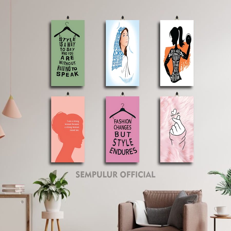 Jual POSTER DINDING QUOTES GIRL POWER 15X30 DVHDT/IQ0FR/ POSTER KAYU ...