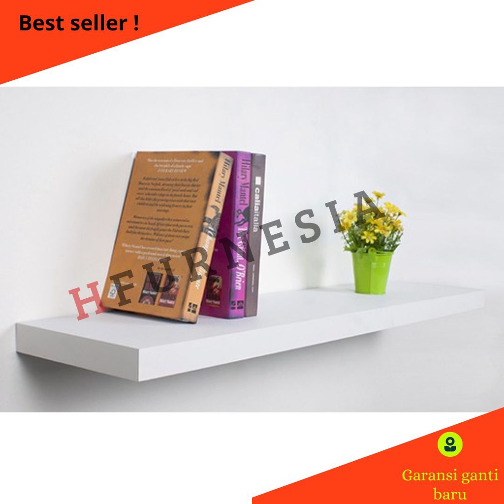 Jual RAK AMBALAN DINDING MINIMALIS 1PCS 60CM / 80CM / 110CM RAK SEPATU ...