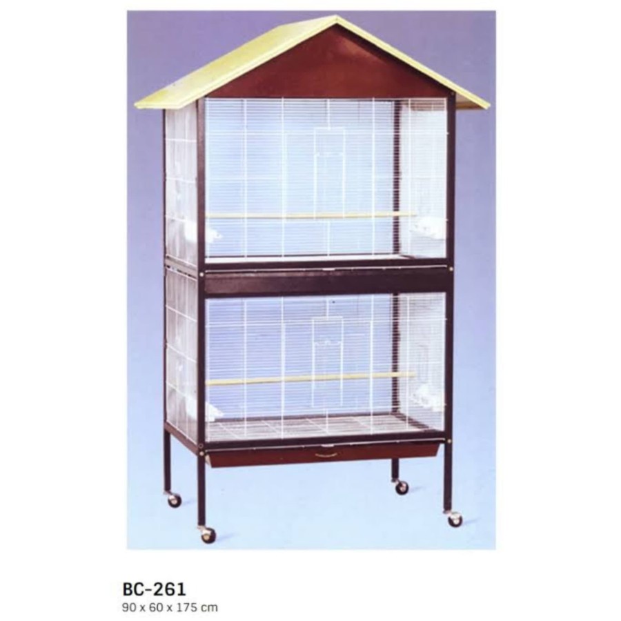 Jual Kandang Burung Octagon BC - 261 Rumah Burung Sekat - Bird Cage ...