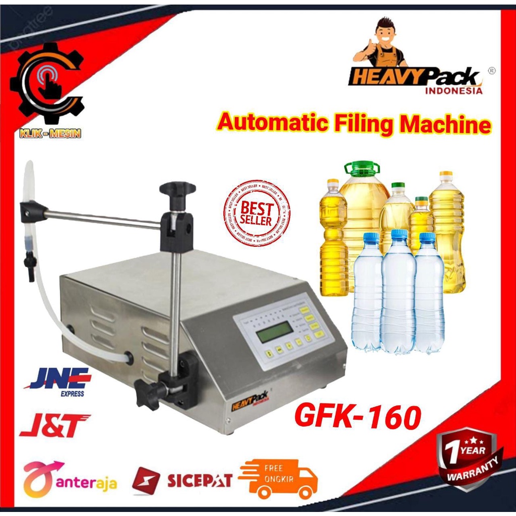 Jual Mesin Filing Pengisi Cairan Automatic GFK-160 HEAVYPACK | Shopee Indonesia