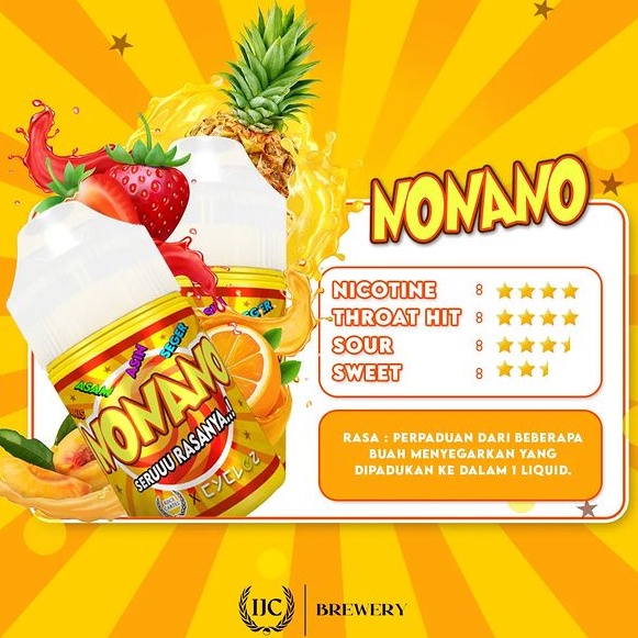 Jual Nano Nano 60ML 60 ML Seru Rasanya Fruity Dingin Permen Nano nano ...