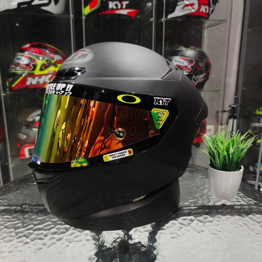 Jual HELM KYT TT COURSE SOLID PAKET GANTENG ANTHRACITE DOFF TTCOURSE | HELM KYT TT COURSE BLACK ...