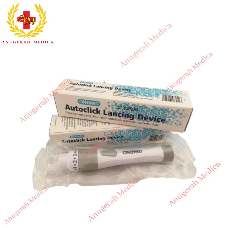 Jual Pen Lancet Onemed Autoclick Lancing Device Onemed | Shopee Indonesia